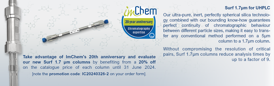 500 000+ consumables chromatography references, HPLC, GC and more ...